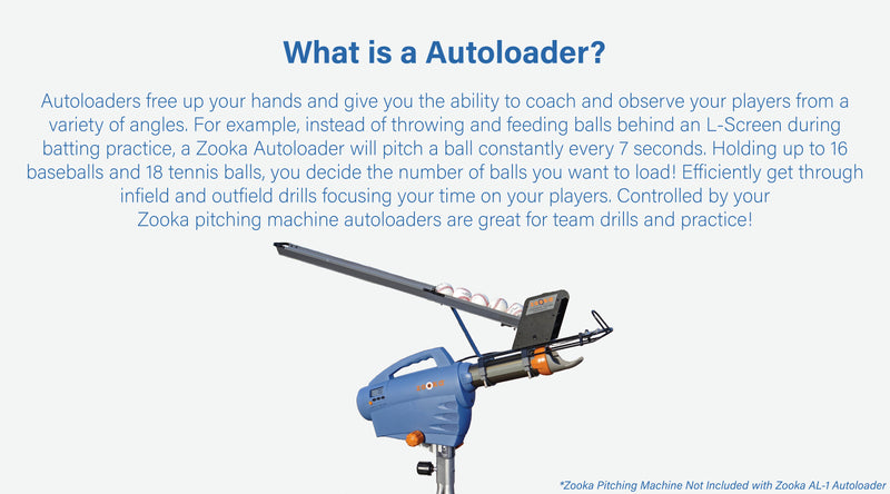 Pitching Machines AL Autoloader | Solo Pitching Practice - Zooka