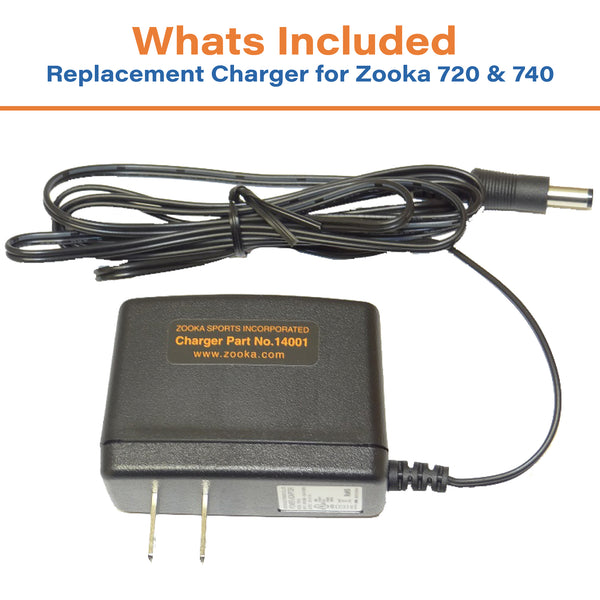 Zooka Pitching Machine Replacement Battery Charger